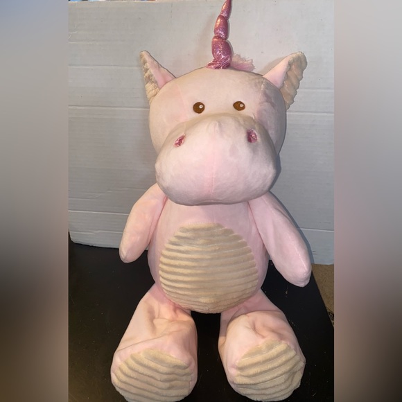 Kellytoy | Toys | Kellytoy 2 Cuddle Pink Unicorn Corduroy Plush Rattle ...